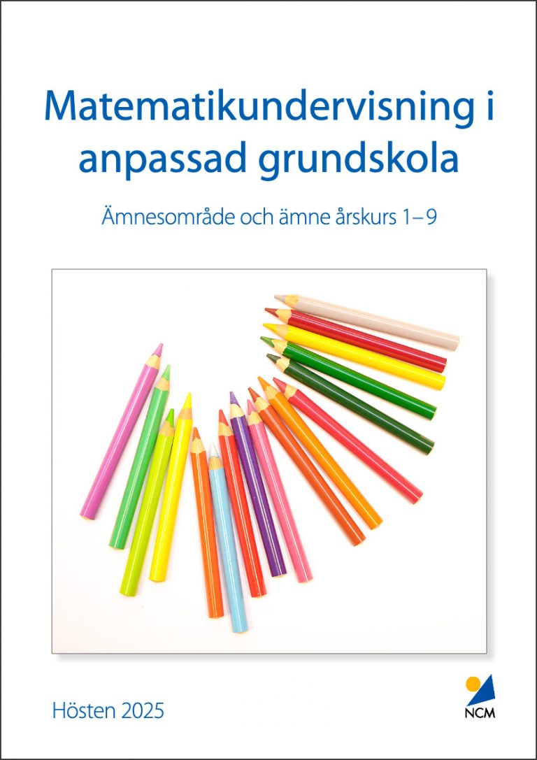 Matematikundervisning i anpassad grundskola - NCM